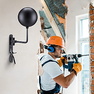 Shimeyao 6 Pack Motorcycle Helmet Rack Wall Mount Helmet Holder 180° Rotation Motorcycle Gear Hanger Display Stand with 2 Hooks for Men Women, Bike Coats, Caps, Jacket, Glove, Sportswear Accessories