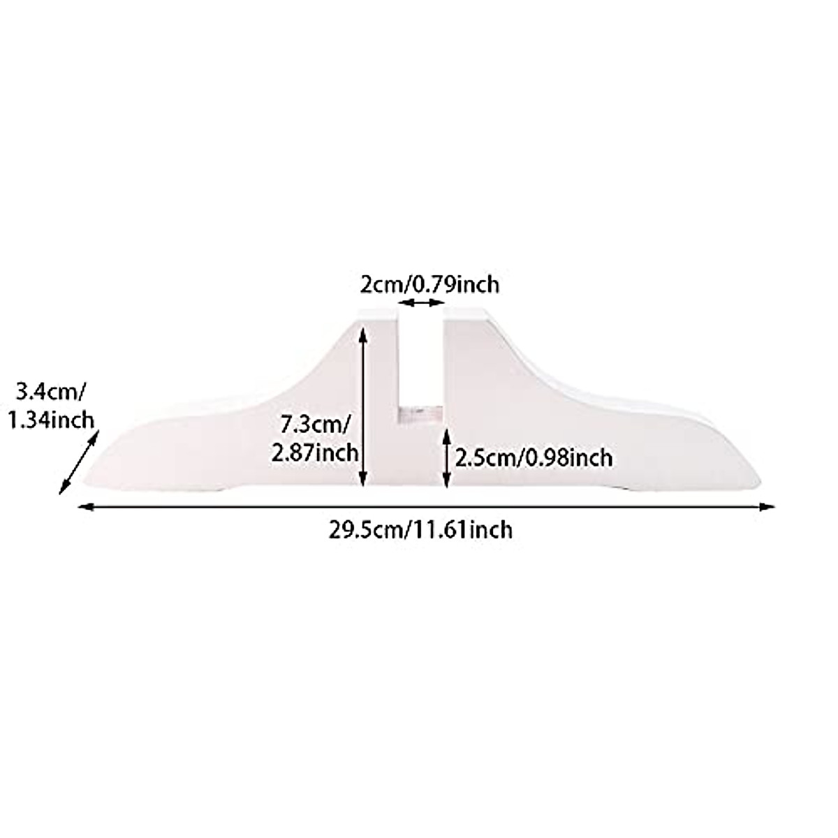 CALIDAKA Folding Room Divider Stand, Screen Panel Feet,Room Divider Bracket,Wood Base Partition Base Support Legs for Hotel Home Office(Brown,Size:A)