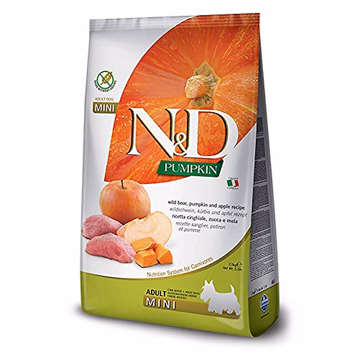 Farmina, Pumpkin Boar Apple Mini Breed Dog Food, 5.5 Pound