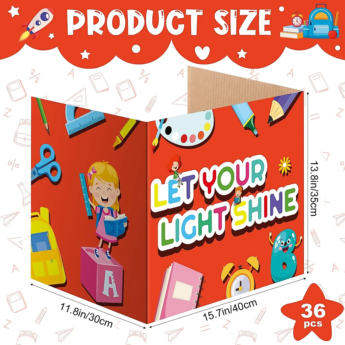 36 Pcs Privacy Boards Bulk, Large Privacy Folders with Bright Color Classroom Desk Shields Dividers, Desk Table Privacy Boards for School Teacher Student Test Study Office, 39 x 14 Inch (Sweet)