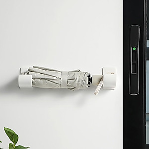 4 Pcs No Punching Trash Bag Dispenser Plastic Bag Holder,Wall Mounted Plastic Bag Organizer Grocery Bag Holder White Garbage Trash Bag Holder For Home Organization Kitchen Organizers And Storage