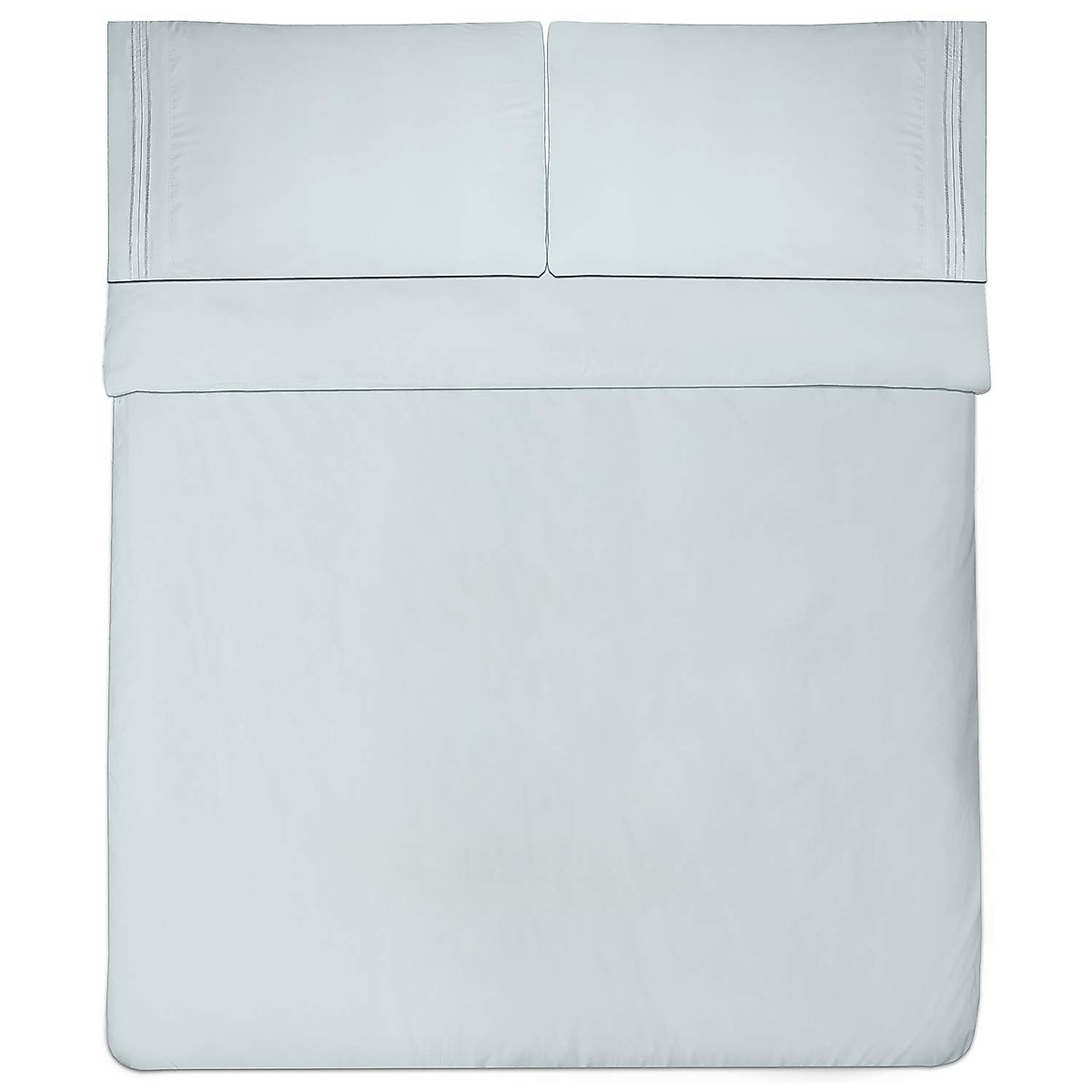 Full Size Sheet Sets - Breathable Luxury Sheets with Full Elastic & Secure Corner Straps Built In - 1800 Supreme Collection Extra Soft Deep Pocket Bedding Set, Sheet Set, Full, Light Blue