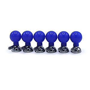 Compatible Universal ECG/EKG Electrode Ball Bulb Suction Adult Size 1.02 inch 6 Pcs/Set