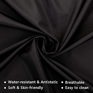 Oak Leaf Hair Salon Capes, Water-resistant & Antistatic Salon Haircut Capes with Snap Closure for Hair Cutting & Styling, 57x67 Inches, Pack of 2