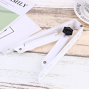 DOITOOL 2Pcs Solar Panel Tilt Mount Brackets, 0°- 90° Adjustable Solar Panel Support Frame