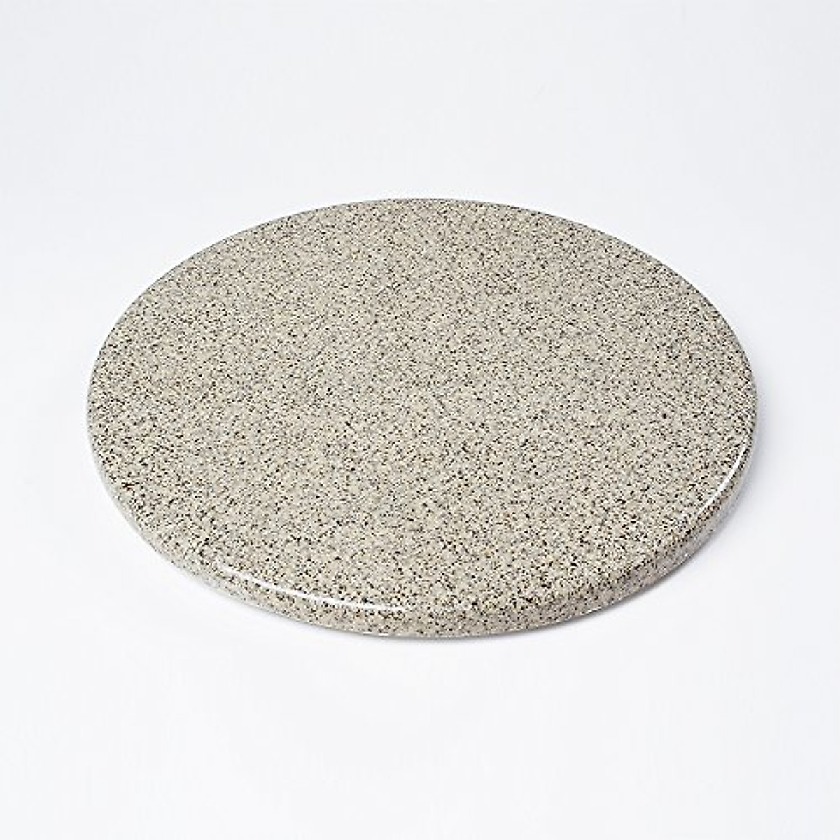 Cappuccino, Gloss, 16", Cultured Granite, Crater, Lazy Susan, Turntable