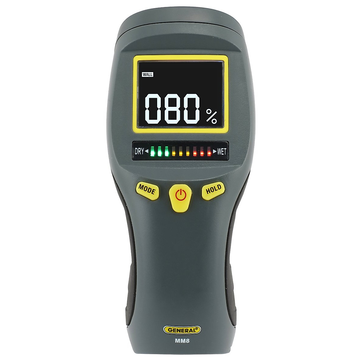 General Tools LCD Moisture Meter #MM8 - Leak and Humidity Detector & Etekcity Infrared Thermometer 774, Digital Temperature Gun for Cooking, Non Contact Electric Laser IR Temp Gauge, Yellow