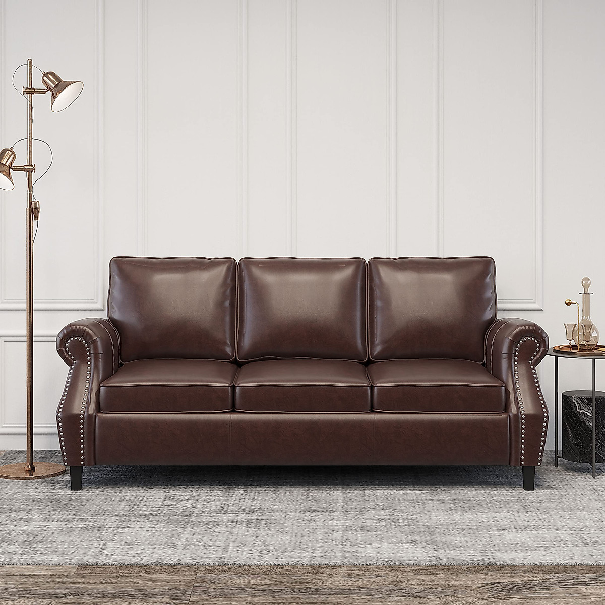 Christopher Knight Home Dowd Sofas, Dark Brown