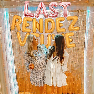 kreat4joy Wine Bachelorette Party Decorations, Last Rendez Veuve Decorations, Veuve Bachelorette Party Foil Balloons, Diamond Champagne Foil Balloon for Engagement Bride Shower