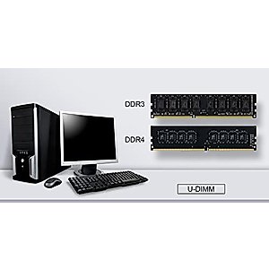 TEAMGROUP Elite DDR4 64GB Kit (2 x 32GB) 3200MHz (PC4-25600) CL22 Unbuffered Non-ECC 1.2V UDIMM 288 Pin PC Computer Desktop Memory Module Ram Upgrade - TED464G3200C22DC01