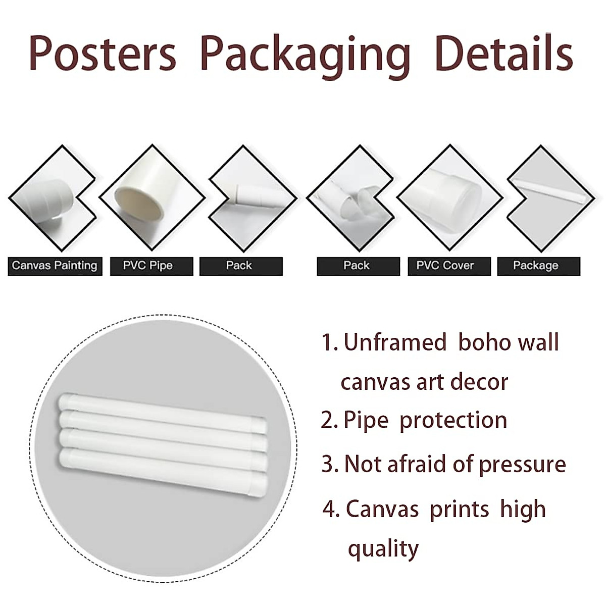 Boho Wall Art Decor Set of 3 Mid Century Blue Modern Rainbow Wall Decor 16x24in Canvas Paintings Print Minimalist Line Sun And Moon Artwork For Bedroom Living Room Nursery Aesthetic Bathroom