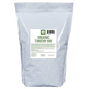 Small Pet Select Organic Timothy Hay Pet Food for Rabbits, Guinea Pigs, Chinchillas and Other Small Animals, Premium Natural Hay Grown in The US, 15 OZ