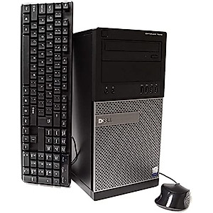 Dell OptiPlex 7010 Minitower Desktop PC - Intel Core i5-3470, 3.2GHz, 8GB, 512GB SSD, DVD, Windows 10 Professional (Renewed)