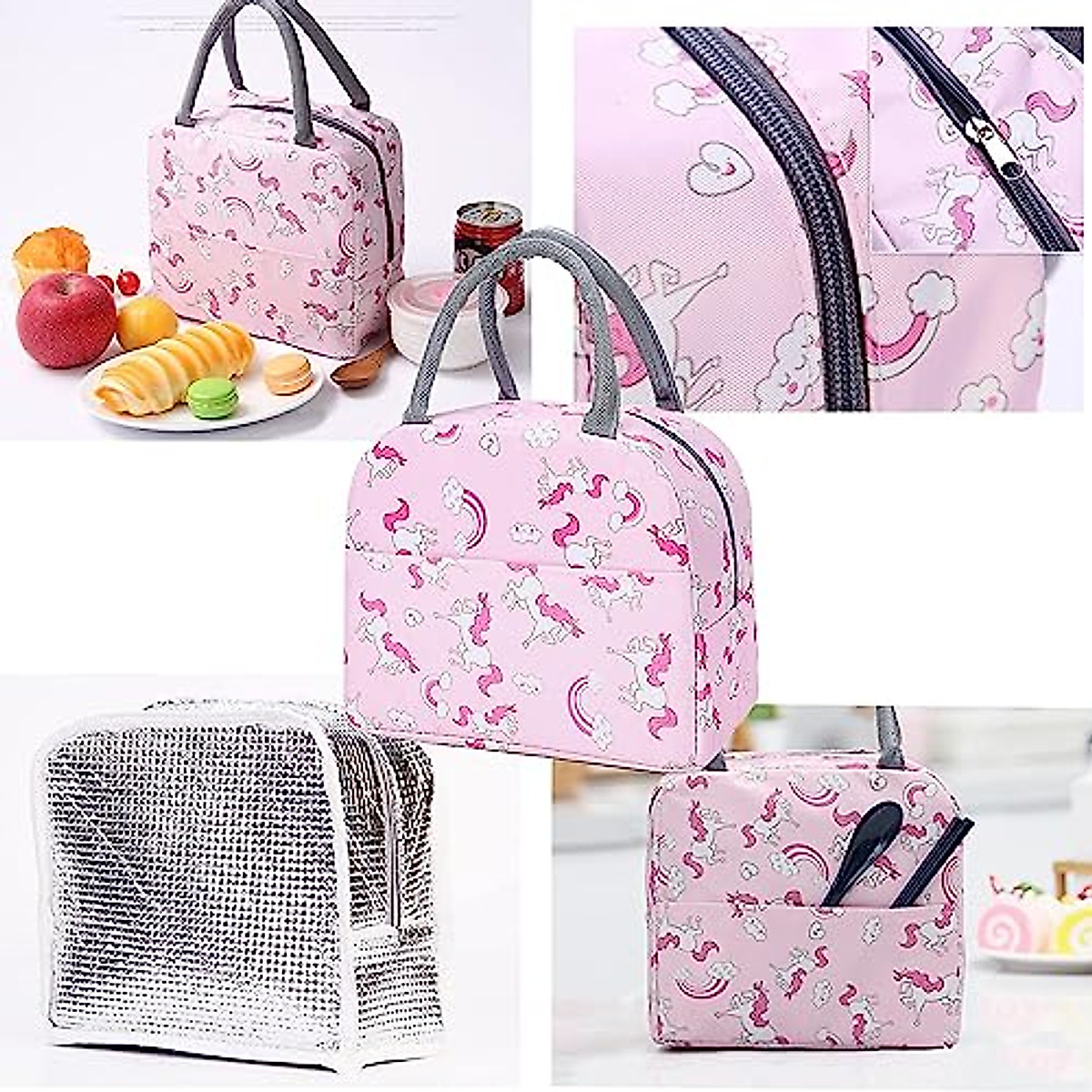 POWOFUN Kids Preschool Kindergarten Backpack Lightweight Cool Cute Cartoon Travel Backpack With Lunch Bag For Boys Girls