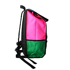 Green Guru Gear Joyride Roll Top Upcycled Made in USA Commuter Backpack