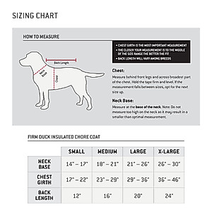 Carhartt Firm Duck Insulated Dog Chore Coat Brown/Brass, Small