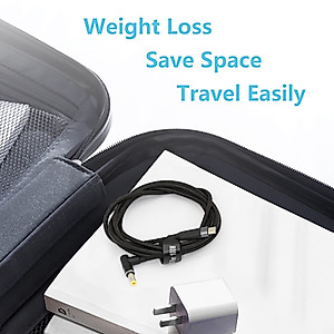 CERRXIAN 6.5ft 100W PD USB Type C Male Input to 90 Degree DC 5.5 x 2.5 mm Male Power Charging Cable for K55A K55N K501UX K53E Q550L G360 G450 G455(5525-100W)