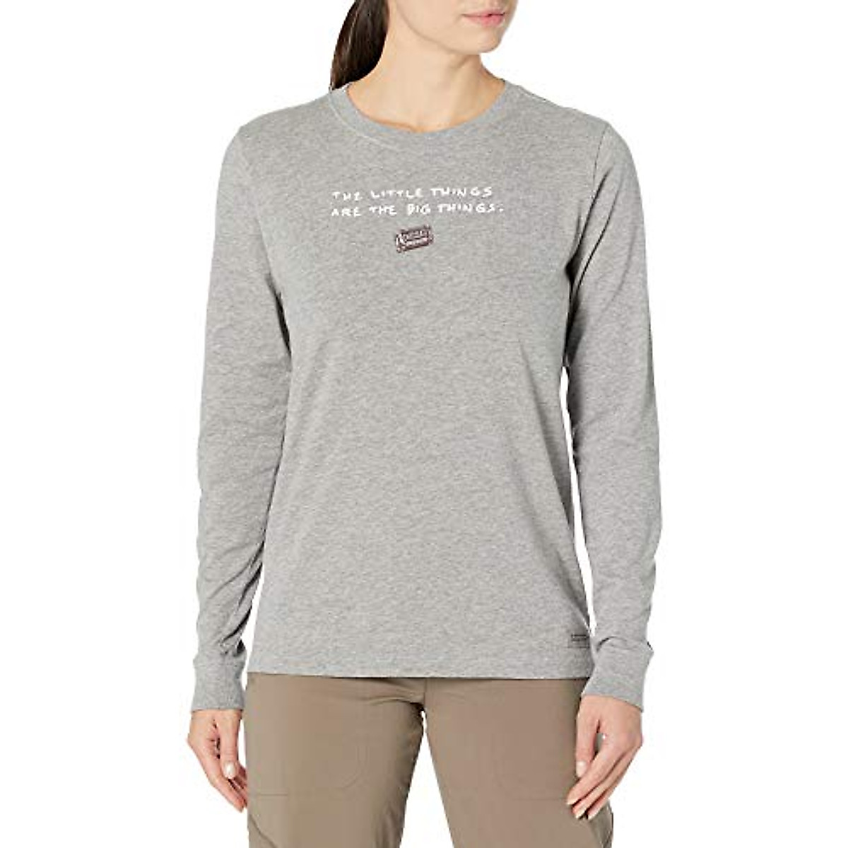 Life is good Womens Crusher, Heather Gray, XX-Large