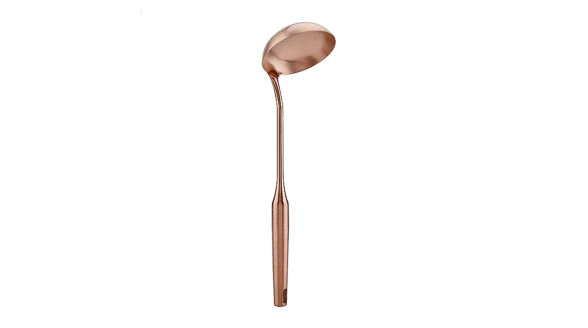 Stainless Steel Soup Ladle & Kitchen Turner Rose Gold | Durable Cooking ...