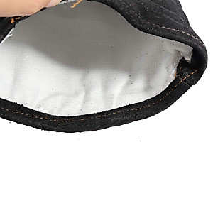 Less bad Animal Protection Gloves Anti-Bite & Scratch Handling Gloves for Dog Cat Bird Reptile Snake (Black-1)