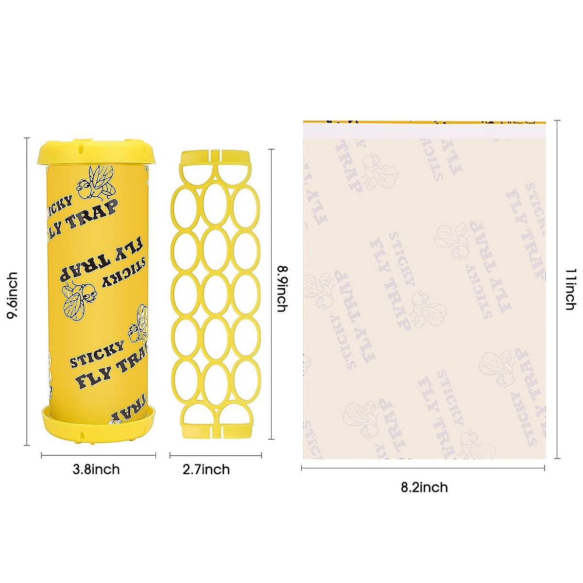 Wasp Trap Outdoor Hanging, Yellow Jacket Killer, Carpenter Bee Sticky Traps for Outside