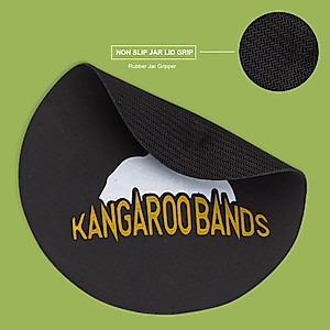 KanBandz Ball Regular Mouth 16-Ounces Mason Jar with Lids and Bands (24-Units), 24-Pack, AS SHOWN Bundled Non-Slip Jar Opener And Pack Of Self Stick Jar Labels.