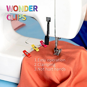 MumCraft Multipurpose Sewing Clips with Tin Box Package, Assorted Colors, Pack of 100