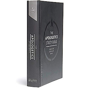 CSB Apologetics Study Bible, Gray Hardcover, Black Letter, Black Letter, Defend Your Faith, Study Notes and Commentary, Articles, Profiles, Full-Color Maps, Easy-to-Read Bible Serif Type