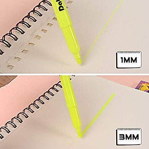 Dabo&Shobo Yellow highlighter, 60 Pack -bright color, chisel tip, for Adults Kids Highlighting in the Home School Office …