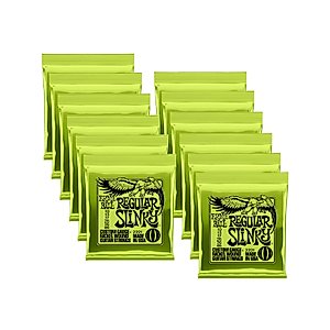 Ernie Ball 2221 Regular Slinky Nickel Wound Set Electric Guitar Strings -12 PACK