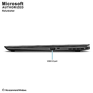 Lenovo ThinkPad X1 Carbon 4TH GEN 14" Business Laptop, Intel Core I5-6300U 2.4GHZ, 8G DDR3, M.2 128G SSD, HDMI, mDP, USB 3.0, Windows 10 Pro 64 Bit-Multi-Language Supports En/Fr/Sp(Renewed).