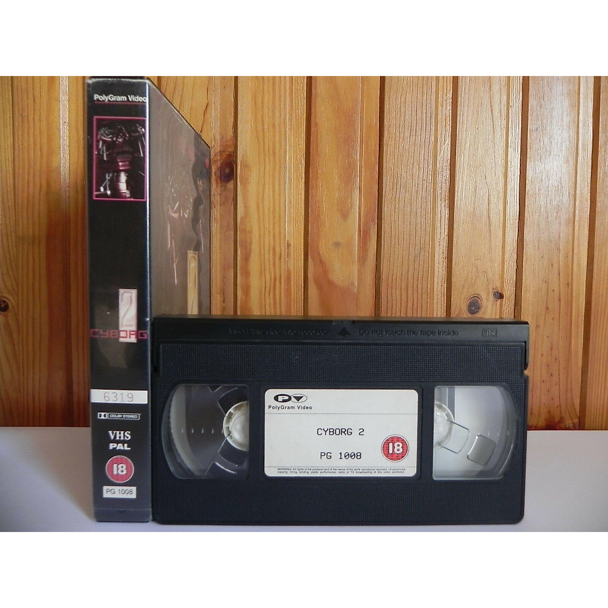 Cyborg 2 - PolyGram - Sci-Fi - Elias Koteas - Angelina Jolie - Large Box - VHS