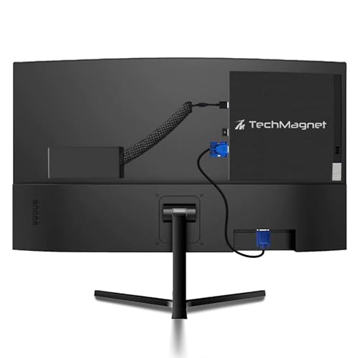 TechMagnet All in one Desktop Computer, Cheetah 6, Intel Core i5 6th Gen, 8GB DDR3, 480GB SSD, New Dual 24 inch Curved Display, Wireless Ergonomic Keyboard Mouse, Win 10 Pro (Renewed)