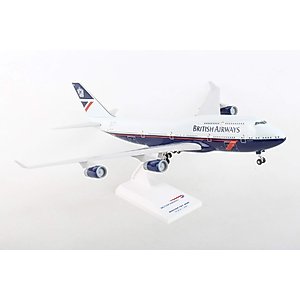 Skymarks Daron British 747-400 1/200 w/Gear Landor Livery 100 Years (SKR1030)