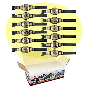 Complete Set of 24 Wrestling Figure Championship Belts for Wrestling Action Figures [Series 1 & 2]