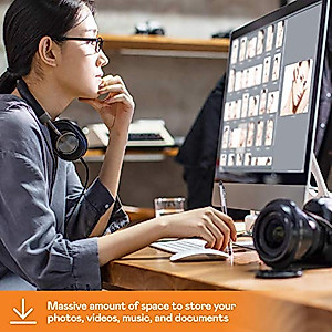 WD 16TB My Book Desktop External Hard Drive, USB 3.0, External HDD with Password Protection and Backup Software - WDBBGB0160HBK-NESN