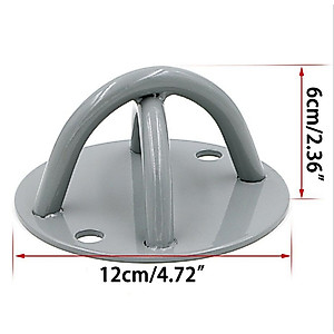 Wall Mount Bracket for TRX Suspension Straps Aerial Yoga Swing &Hammock Resistance Band Gym Sports Training Olympic Gymnastic Rings Boxing Equipment Battle Rope