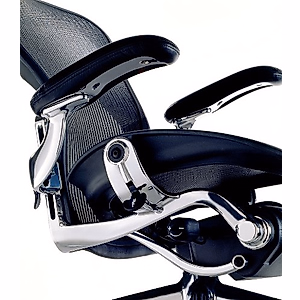 Herman Miller Embody Ergonomic Office Chair | Fully Adjustable Arms and Carpet Casters | Black Balance