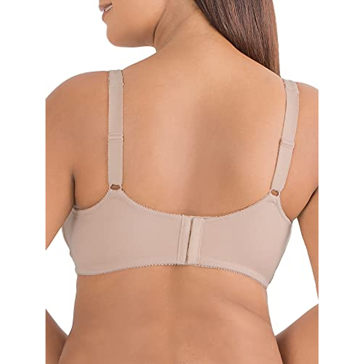 Fruit of the Loom Women's Seamed Soft Cup Bra, Sand,36C