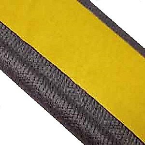 Do-it-yourself Carpet and Area Rug Binding (22 Colors Available) -Quantity 1 = 5 Foot Section, Grey