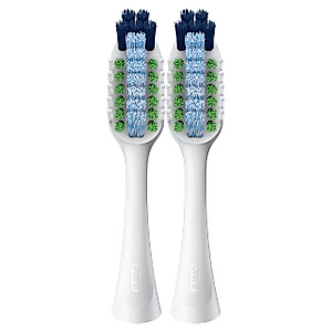 Oral-B Clic Toothbrush Whitening Replacement Brush Heads, White, 2 Count