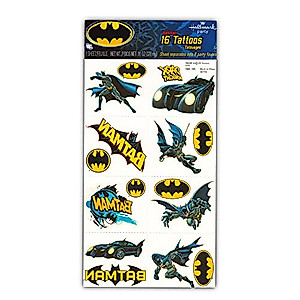 Fast Forward Batman Backpack with Lunch Box Set - Batman Backpack for Boys 4-6, Batman Lunch Box, Stickers, More,Batman Backpack for Kids