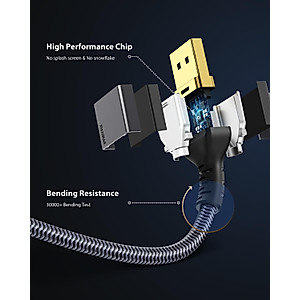 Maxonar USB C to DisplayPort VESA Certified, 8K 60Hz Non-Bidirectional Type C to DP Cable 6.6FT/2M(4K 60Hz 144Hz 120Hz) 32.4Gbps 1.4 HBR3 Alt Mode Video Adapter for iM1 MacBook Pro Mac Mini, XPS 15