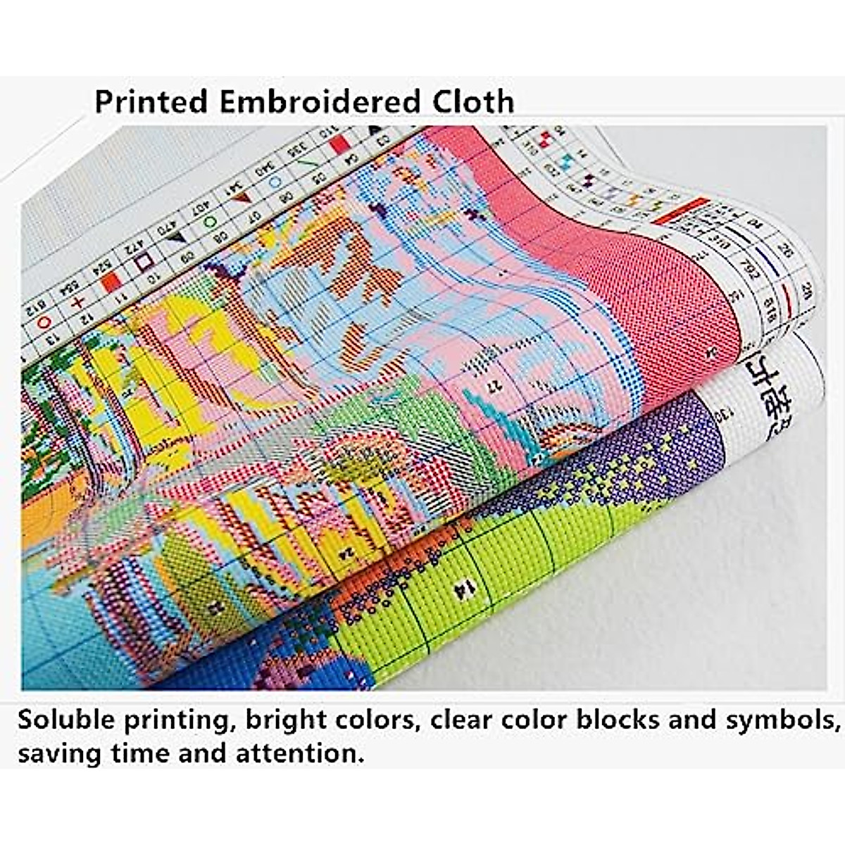 CaptainCrafts Cross Stitch Kits Full Range Stamped and Counted Fabric DIY Art Needlecrafts Embroidery Kit for Adults Beginner (Stamped 14CT, Tree House Autumn)