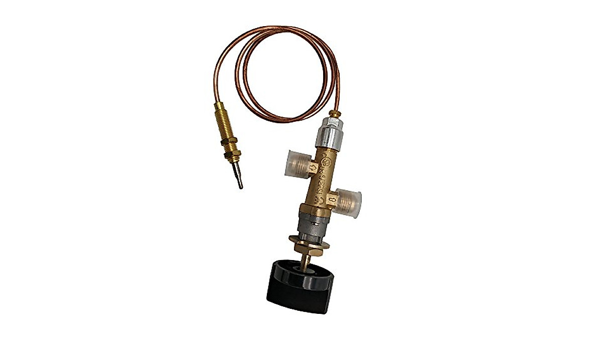 Low Pressure LPG Propane Gas Fireplace Control Valve Kit - Safe & Durable