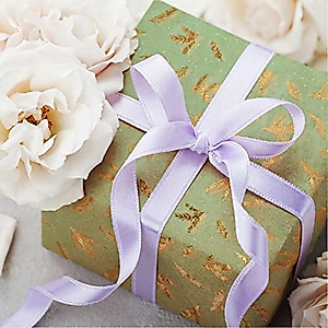INFITE Flat Gift Wrapping Paper Sheets with Cutlines on Reverse for Weddings, Bridal Showers, Graduation, Women Girls Birthday, Valentines Day, Mother's Day