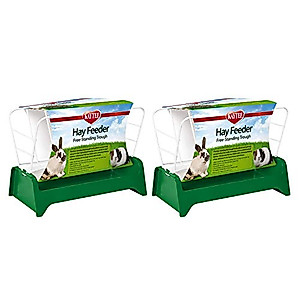 Kaytee 2 Pack of Hay Feeders for Small Pets, Assorted Colors