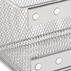 YBM Home 2457vc Storage Basket, Silver