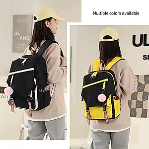 Cute Cartoon Prints Teenage Casual Laptop Backpack Students Lightweight SchoolBag Outdoor Travel Bag
