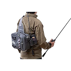 Abu Garcia One Shoulder Bag, Waterproof, Charcoal, Fishing